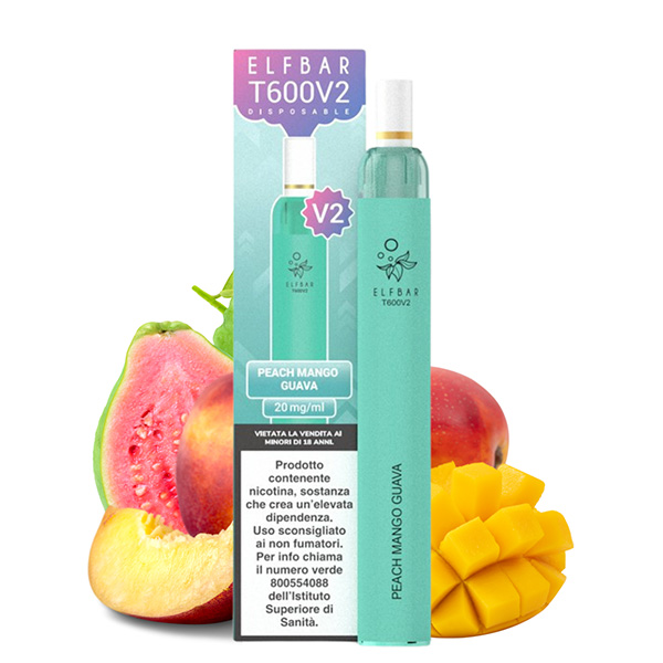 Peach Mango Guava T600 Elfbar Usa e Getta | TiSvapo.it