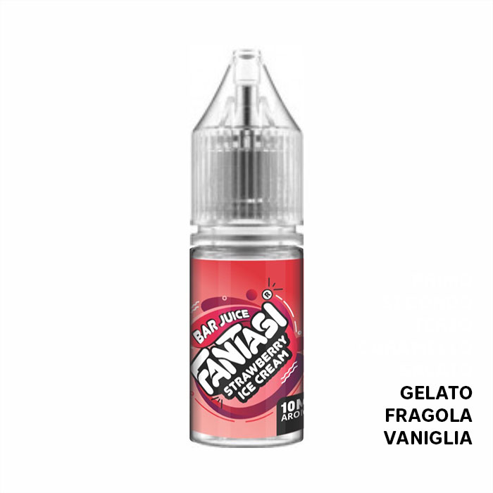 Strawberry Ice Cream Fantasi Vape Aroma 10ml | TiSvapo.it