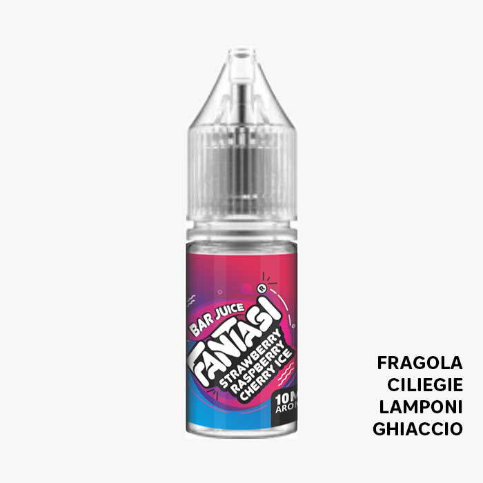 Strawberry Raspberry Cherry Ice Fantasi Vape Aroma 10ml | TiSvapo.it